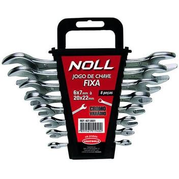 Jogo Chave Boca Fixa Em Aço 8 Peças 6 A 22 Mm Profissional - Noll ...