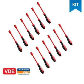 Jogo Chave Canhao Isolada Iec 1000V 12 Pecas 3-14Mm - Tramontina Pro ...
