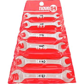 Jogo Chave Fixa 6-17mm Aço Carbono Com 6 Peças Estojo Plásti - Nove54 ...