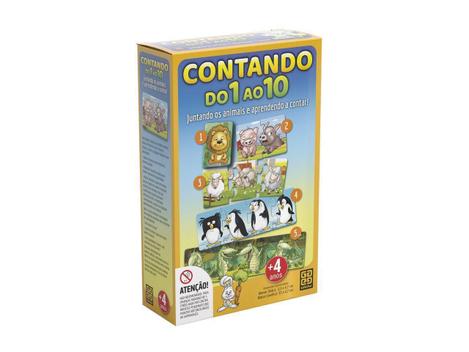 Jogo Contando Do 1 Ao 10 Juntando Os Animais - Grow - Outros Jogos ...
