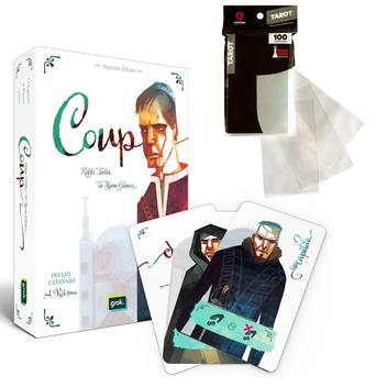 Jogo Coup 2 Edição 100 Sleeve Tarot Para Proteção Com Expansão A ...