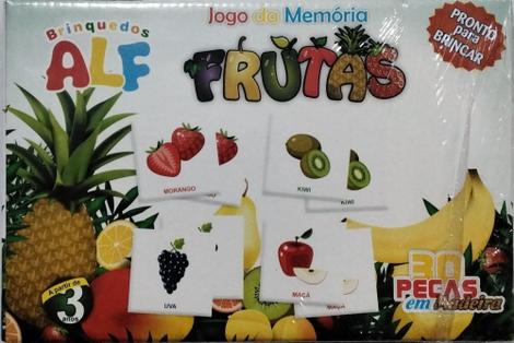 Jogo da memória frutas - ALF - Jogos de Memória e Conhecimento - Magazine Luiza