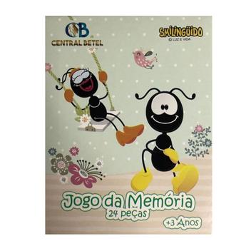 Jogo da Memória Smilinguido Baby 24 Peças - Central Betel - Jogos de ...