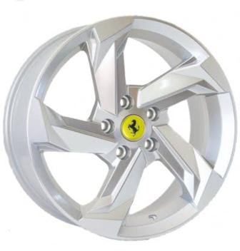 Jogo de 4 Rodas NEW Rocket Ferrari K61 aro 15 4x100 Prata - KR - Roda ...