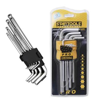 Jogo de 9 Chaves Allen Tamanho Media Abaulada Pro - Startools - Chave Allen - Magazine Luiza