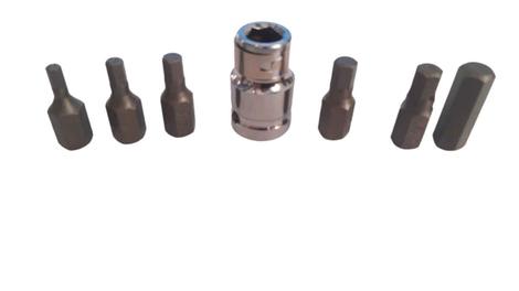 Jogo De Bit Allen Enc 10Mm Com Adaptador De 1/2 X10Mm - Statron - Chave ...