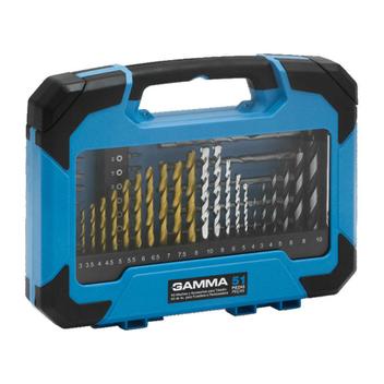 Jogo de brocas e bits com estojo 51 peças - G19512AC - Gamma - Bits e ...