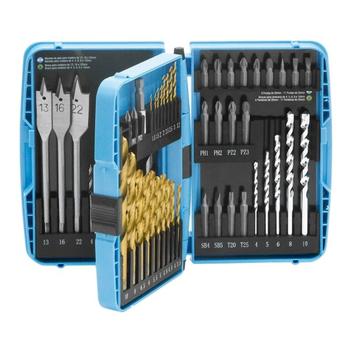 Jogo de brocas e bits com estojo 52 peças - G19514AC - Gamma - Bits e ...