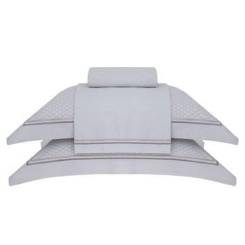 Jogo de Cama Queen Buddemeyer Vision Basilic Fio Penteado 4 peças ...