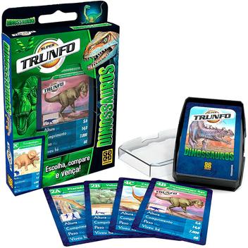 Jogo De Cartas Super Trunfo Grow Dinossauros Kit Original - Deck de Cartas - Magazine Luiza