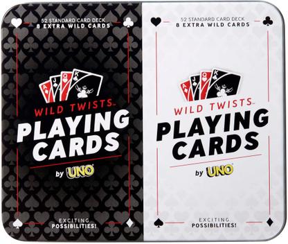 Jogo de Cartas UNO Wild Twists 2 - Mattel Games - Com Lata - Deck de ...