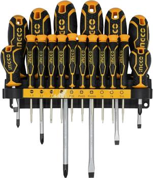 Jogo de Chaves de Fenda Ingco HKSD1828 - 18 peças - Jogo de Chave de ...