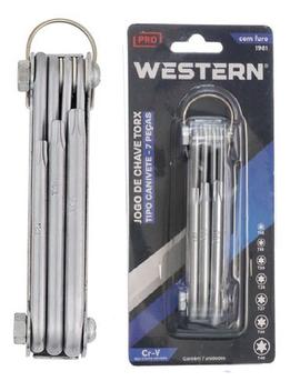 Jogo De Chaves Torx Tipo Canivete Dobravel Aço Profissional - Western ...