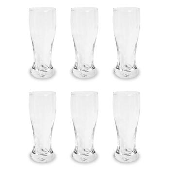 Jogo de copos chopp em vidro Original Line Crystal 200ml 6 peças ...