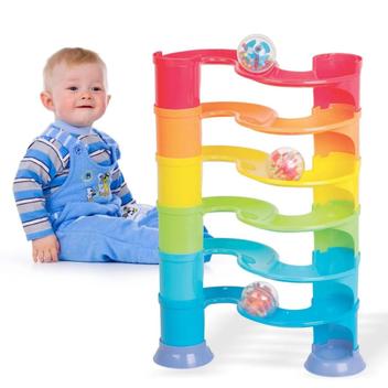 Jogo de Encaixe Ball Slide Escorregador de Bolinhas Didático - Maptoy ...