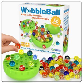 Jogo de Equilíbrio com Bolas de Gude Funwares WobbleBall - 50 Bolas ...