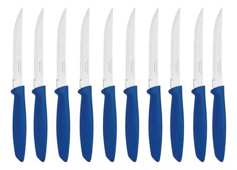 Jogo De Faca Serra Tramontina Cozinha Churrasco Inox 20pçs - Faca para ...