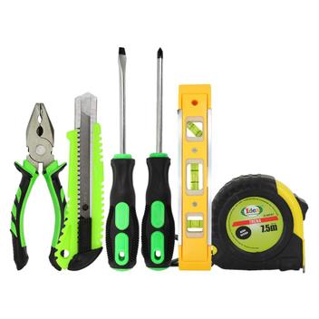 Jogo De Ferramentas Básicas Para Obras Com Nivel De Pedreiro Alicate ...