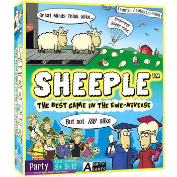 Jogo de festa SHEEPLE, onde grandes mentes pensam como uma família ...