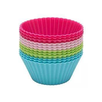 Jogo De Formas Para Muffins Redondo 12 Peças Mimo Style - Forma ...
