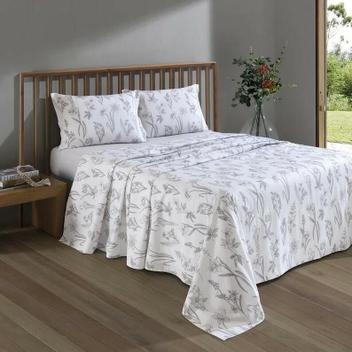 Jogo de Lençol King Âmbar Digital 150 fios Algodão - Dohler(4peças ...