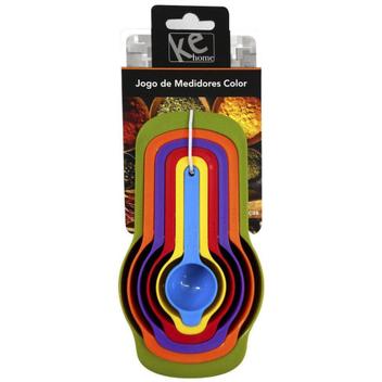 Jogo de Medidores de Cozinha Color - Ke Home - Colheres Medidoras ...