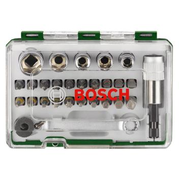 Jogo de Pontas e Soquetes para Parafusar 27 Peças Bosch 2607017160-000 ...