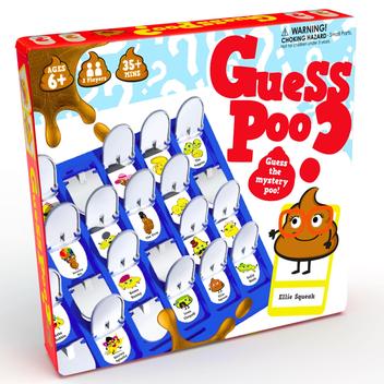 Jogo de tabuleiro Boxer Gifts Guess Poo Funny Poop Kids 6+ Years ...
