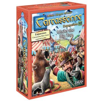 Jogo de tabuleiro Carcassonne Under the Big Top Expansion Z-Man - Z-Man ...