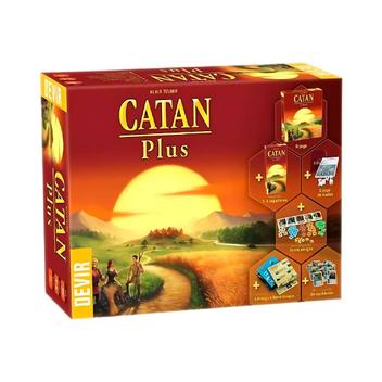Jogo de tabuleiro catan plus 4500050533 - Devir Livraria - Jogos de Tabuleiro - Magazine Luiza