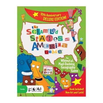 Jogo de tabuleiro Gamewright The Scrambled States of America Deluxe ...