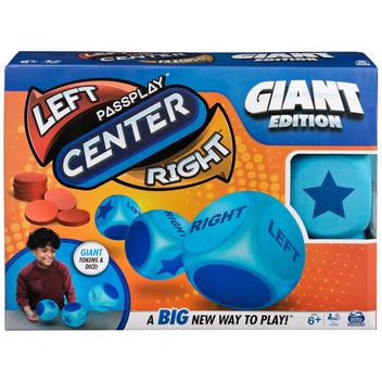 Jogo de Tabuleiro Giant Left Center Right - Spin Master Games - Futebol ...