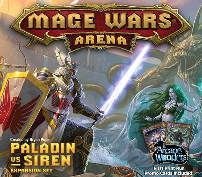 Jogo de tabuleiro Mage Wars Arena Paladin vs Siren Expansion - Arcane Wonders - Jogos - Magazine ...