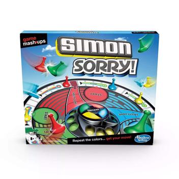 Jogo de Tabuleiro Mashups Playset Simon Sorry! - Com Peões - Jogos de ...