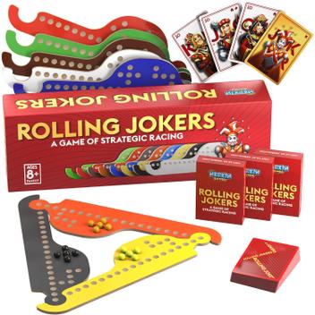 Jogo de Tabuleiro Nerkin Games Rolling Jokers Strategic Racing - Jogos ...