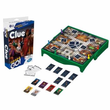 Jogo de Tabuleiro - Portátil Grab and Go - Clue - Hasbro Gaming - Jogos ...