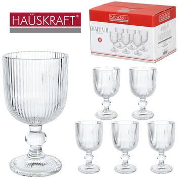 Jogo de taca de vidro para licor / shot graffiato hauskraft com 6 pecas ...