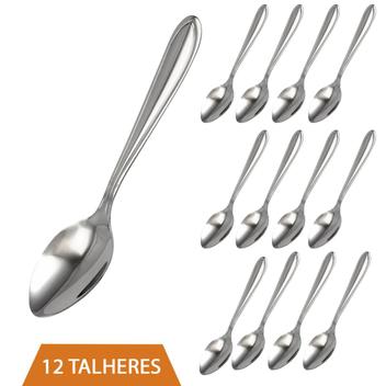 Jogo De Talheres Polido Colher Restaurante Bar - 12 Peças - UNIVENDAS ...