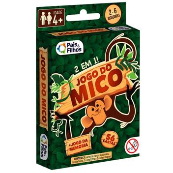 Jogo do Mico 2 em 1 Pais e Filhos - Jogos de Cartas - Magazine Luiza