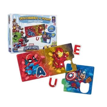 Jogo Educ. Marvel Descobrindo as Vogais - Mimo - Jogos Educativos ...