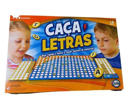 Jogo Educativo Caça Letras Toia Brinquedos - 12089 - Abba Games - Jogos ...