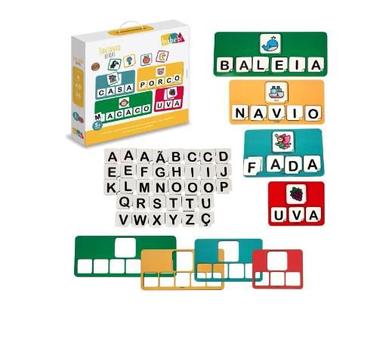 Jogo educativo Juntando Letras - Babebi - Jogos Educativos - Magazine Luiza