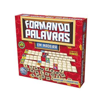 Jogo Formando Palavras em Madeira - Pais e filhos - Brinquedos ...
