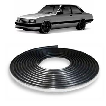 Jogo Friso Cromado Parabrisa + Vigia Monza Chevette 6 Metros - FRISART ...