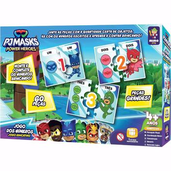 Jogo Infantil Educativo das Letras 78 Peças PJ Masks Mimo - Jogos ...