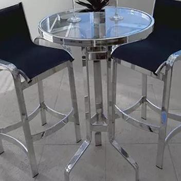 Jogo Mesa Bistro 2 Banquetas Tela Sling E Aluminio Varanda - Sarah ...