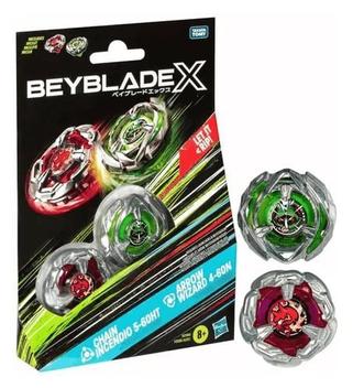 Jogo Piao - Beyblade X - Chain Incendio 5-60HT Arrow Wizard 4-60N ...
