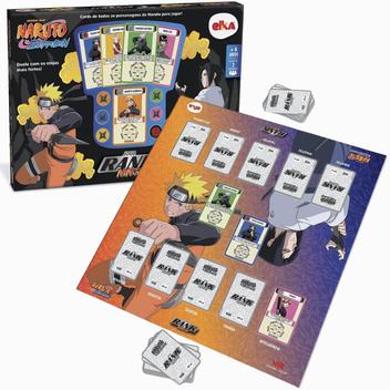 Jogo Rank Ninja Naruto Shippuden Com Atributos Elka - Jogos de Cartas - Magazine Luiza