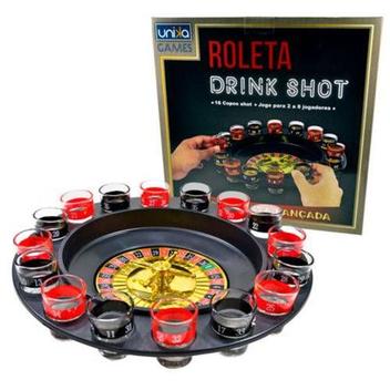 Jogo Roleta Drink Shot 16 copos Shots Cassino Jogos Aposta - Criatics ...