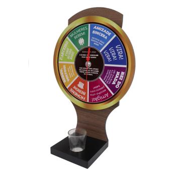 Jogo Roleta Russa de Madeira com Copo de Shot - Port Sul 3183 - Bar e ...